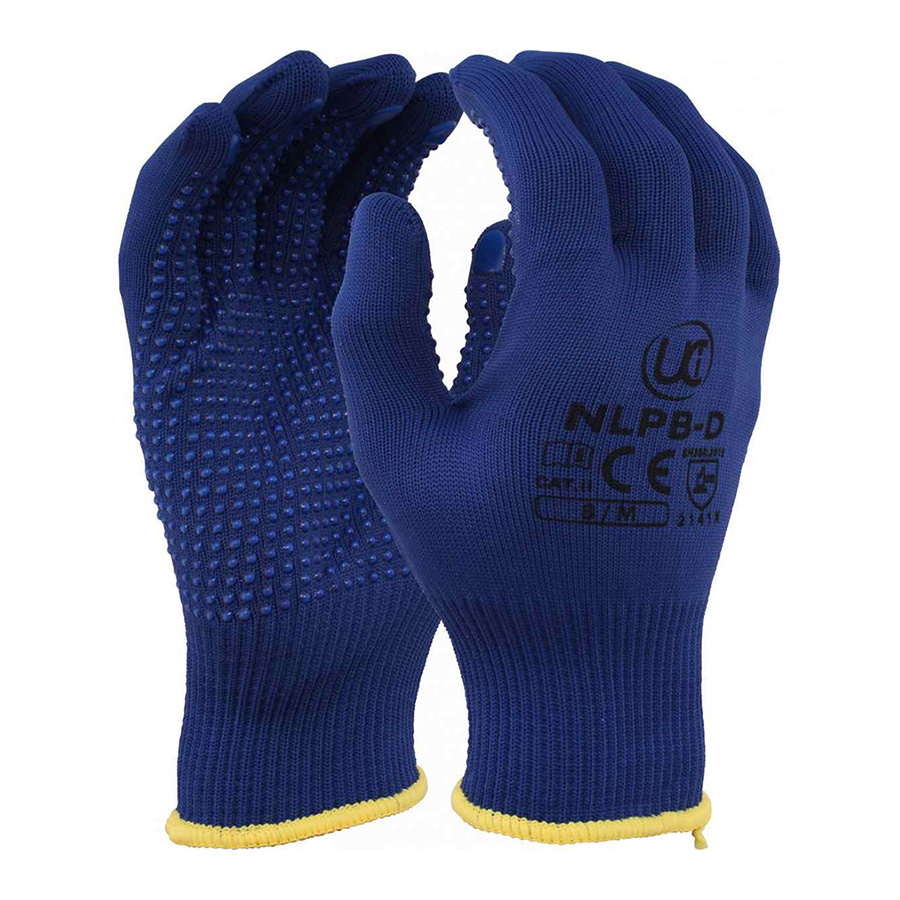 Blue low linting pick gloves - Personal protective clothing & safety ...