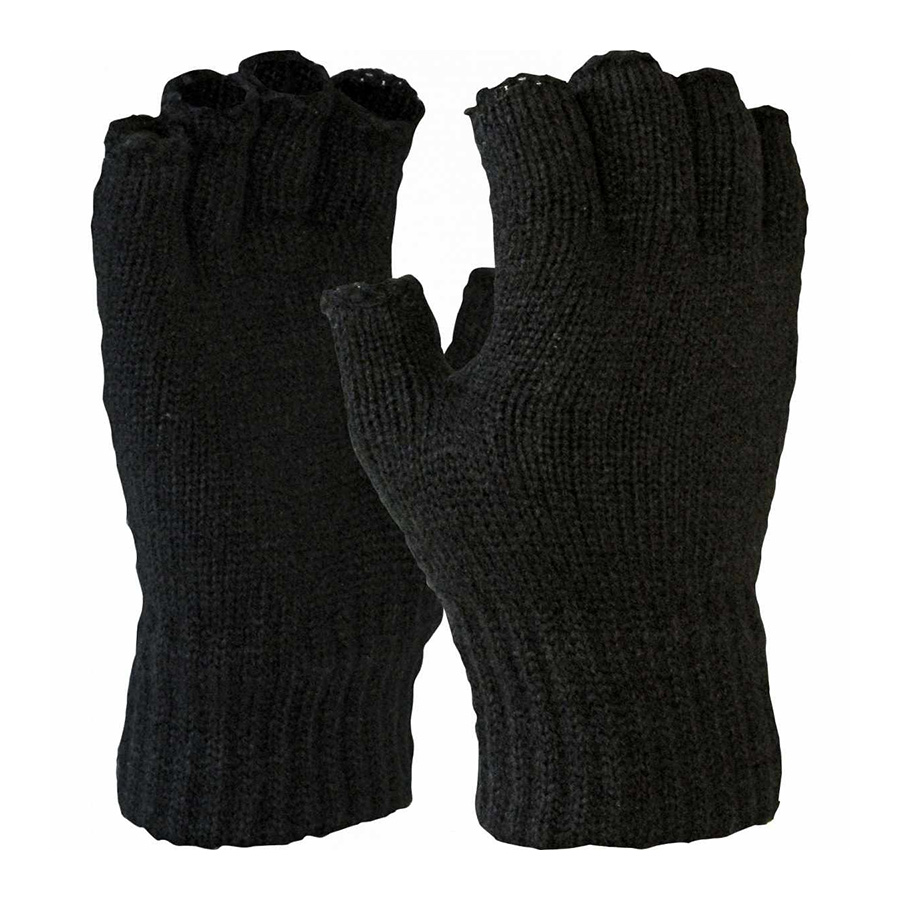 Fingerless Acrylic gloves - Personal protective clothing & safety equipment